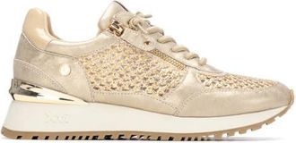 Xti Sneakers Femme Or - Chaussures Confortables et polyvalentes - Mode d&eacute;contract&eacute;e - Mod&egrave;le 14519401 (Taille35)