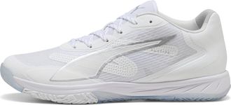 Puma Chaussures de handball Accelerate Turbo 4 Unisexe, Chaussures, Blanc, 35.5