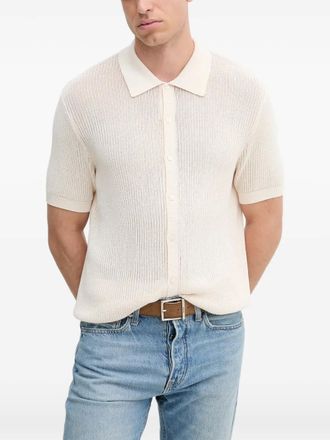 Guess Co chemise &agrave; boutonni&egrave;re sur le devant - Tons neutres