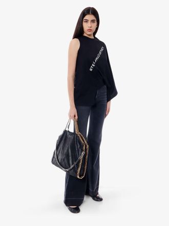 Stella McCartney Womens Shoulder Bag Falabella Black Recycled Polyester