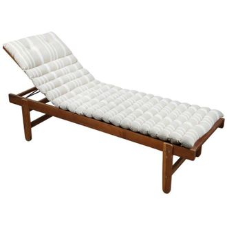 Eden Paris Coussin de sol ou Bain de soleil Manuel blanc