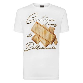 Billionaire Boys Club T-shirt Round Neck SS Lion - - Tops - Herren - Wei&szlig; - XS