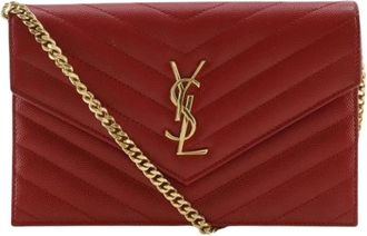 Saint Laurent Sac bandouli&egrave;re vintage Pre-owned - Femme - Pre-owned - Rouge - Taille: ONE Size