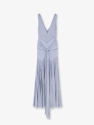 Self Portrait Womens Jersey Maxi Dress Blue Viscose