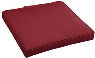 Hesperide Stuhlkissen mit Klettverschluss Korai Bordeaux - 40 &times; 40 &times; 4 cm - Bordeaux