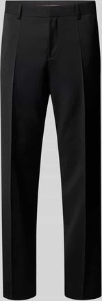 HUGO BOSS Regular Fit Anzughose mit Bügelfalten Modell Genius