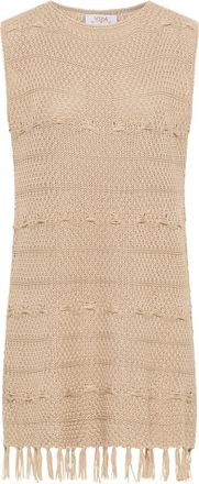 Usha Strickkleid Damen Beige