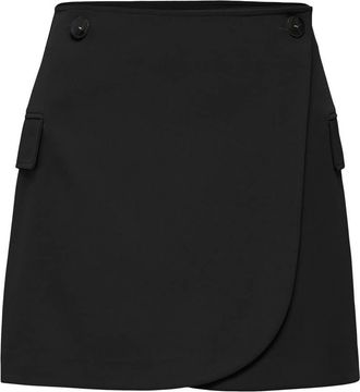 Only Womens ONLMAIA HW Short Skirt CC TLR Minirock, Black, 36