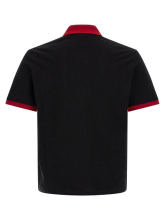 Versace Cotton Piqu&eacute; Polo Shirt - Black