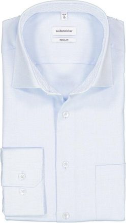 Seidensticker Seidensticker Herren Hemd blau Baumwolle