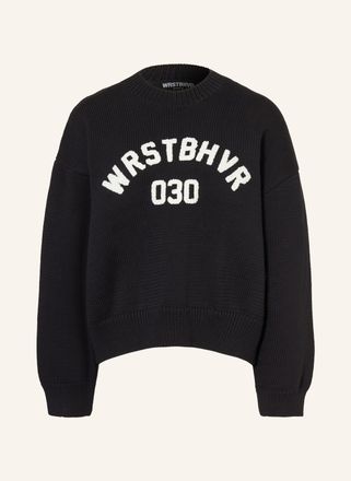 Worst Behavior Wrstbhvr Oversized-Pullover Luna schwarz
