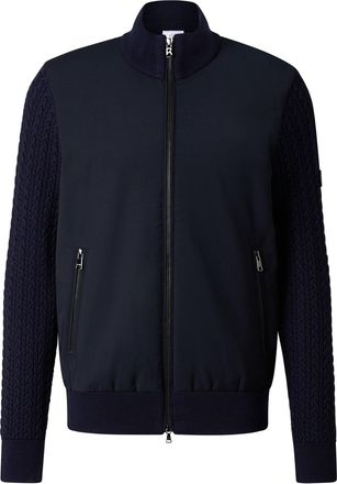 Bogner Hybrid-Woll-Strickjacke Zisco f&uuml;r Herren - Navy-Blau - XXL