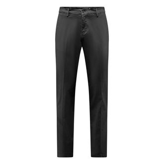 Bomboogie Homme, Pantalons, Noir, Taille: W31 Chino slim fit en satin stretch avec poches am&eacute;ricaines