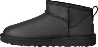 UGG Classic Ultra Mini Lthr - - Shoes - Damen - Schwarzk - 40 EU
