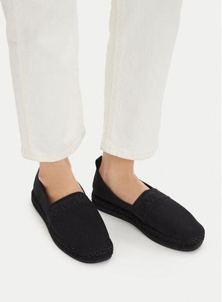 Calvin Klein Espadrilles Oblique Espadrille Webbing HW0HW02934 Schwarz
