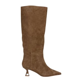 Alma En Pena Hoher Stiefel Mini-Absatz - - Shoes - Damen - Braun - 38 EU
