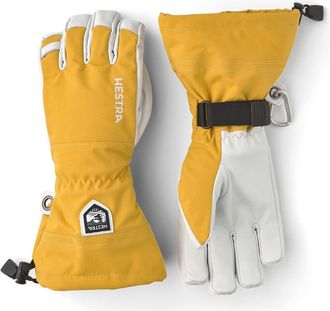 Hestra Heli Ski 5-Finger Handschuhe Skihandschuhe Fingerhandschuhe Damen/Herren - mit Futter, Klettverschluss, Klettverschluss Winter Herbst-Winter - 10 HS g