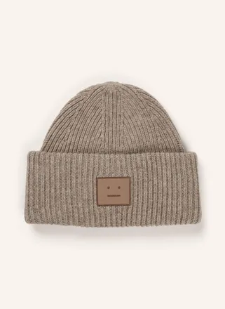 Acne Studios M&uuml;tze beige