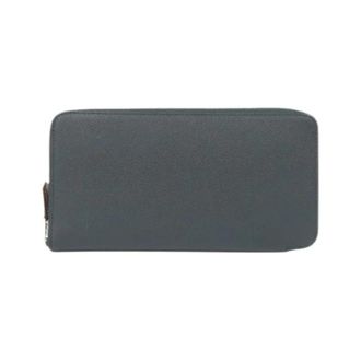 Herm&egrave;s Pre-owned Panoplie Equestre Epsom Silk Long Wallet - Femme - Pre-owned - Bleu - Taille: ONE Size