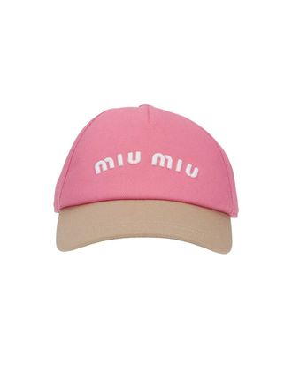Miu Miu Logo Baseball Cap