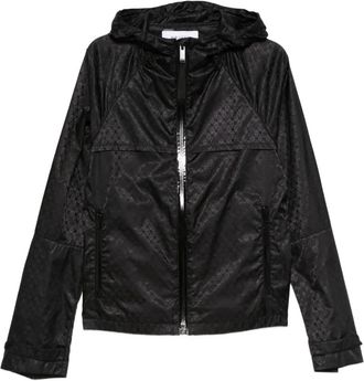 Alexander McQueen Kapuzenjacke mit Reißverschluss - Schwarz