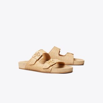 Tory Burch Mellow Slide aus Raffiabast