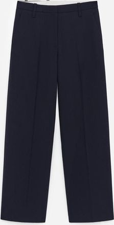 Arket Wollhose In Hopsack-Bindung -Blau