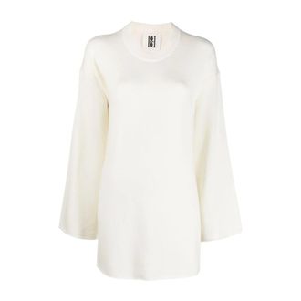 By Malene Birger Leon Strickware - - Knitwear - Damen - Wei&szlig; - XS