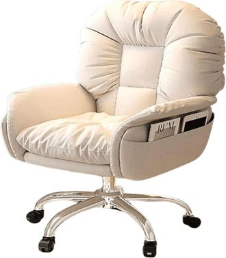 Generic Ergonomischer B&uuml;rostuhl, Schreibtischstuhl mit Schwammpolsterung, Verstellbarer Winkel, doppellagige, verdickte R&uuml;ckenlehne