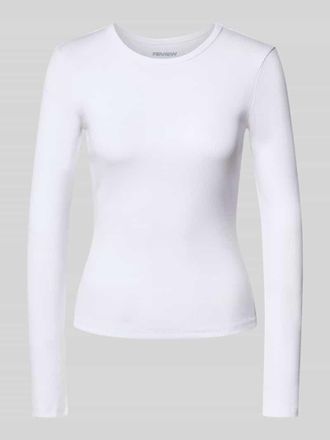 Review Longsleeve mit Rundhalsausschnitt