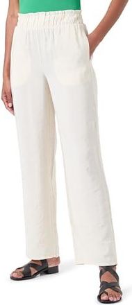 Vero Moda Vmqueeny Pantalon Long WVN GA, Bouleau, XL Femme
