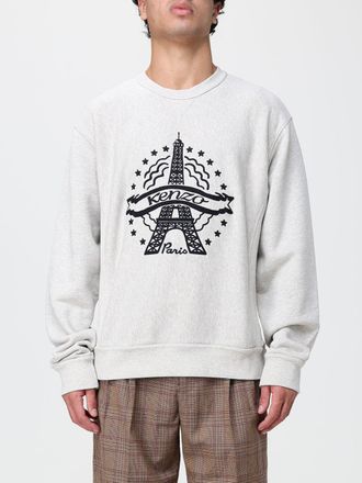 Kenzo Locker geschnittenes Rundhals-Sweatshirt aus Baumwolle mit Kontrastlogo