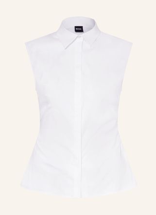 HUGO BOSS Blusentop Burbella weiss