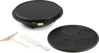 Domo DO9227P Pfannkuchenplatte Crepesmaker - 2 abnehmbare Platten - 5 P