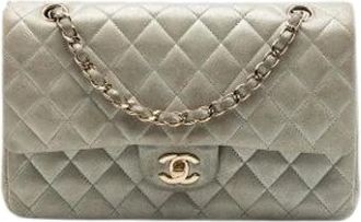 Chanel Pre-owned Sac Flap Classique - Femme - Pre-owned - Gris - Taille: ONE Size