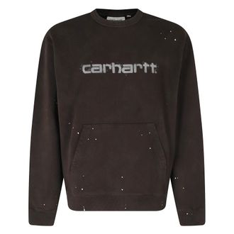 Carhartt Work in Progress Homme, Sweatshirts et sweats &agrave; capuche, Brun, Taille: S SweaT-shirts