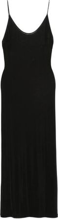 Saint Laurent Cassandre-chain Backless Dress In Knit