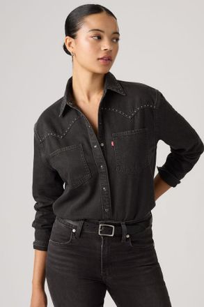 Levi's Teodora Westernhemd - Damen - Schwarz / Schwarz