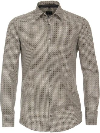 Venti Langarmshirt mit kleinem Muster - - Shirts - Herren - Mehrfarbig - S