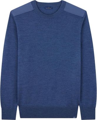 Paul & Shark pull à détail imprimé - Bleu