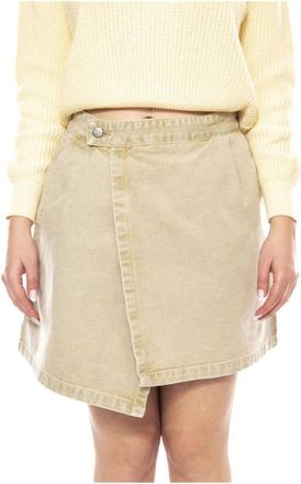 Carhartt Work in Progress Femme, Jupes, Beige, Taille: 38 FR Short Skirts