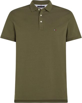 Tommy Hilfiger Piqu&eacute;-Poloshirt 1985 mit Stretch und Flag-Stickerei, Slim Fit in