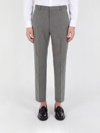 HUGO BOSS Ma&szlig;geschneiderte Hose aus Schurwolle mit Bundfalten und geradem Bein