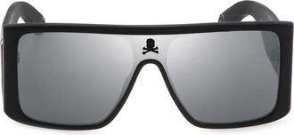 Philipp Plein Homme, Accessoires, Noir, Taille: ONE Size Mask Lunettes de soleil