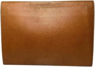 Loewe Pre-owned Vintage Clutch - Femme - Pre-owned - Brun - Taille: ONE Size