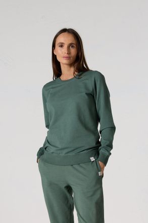 Jott Sweat col rond Vert sauge Maida - Taille M