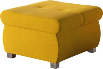 Mirjan24 Polsterhocker Sitzbank Orkan klein Hocker Sitzhocker Modern Pouf Fu&szlig;bank Sitzm&ouml;bel 60x60 (Uttario Velvet 2959)