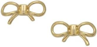 Ferragamo Ohrringe - Bow-Shaped Gold-Toned Brass Stud Earrings - Gr. unisize - in Mehrfarbig - f&uuml;r Damen