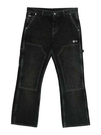 Off-white Jean &Eacute;vas&eacute; - Noir