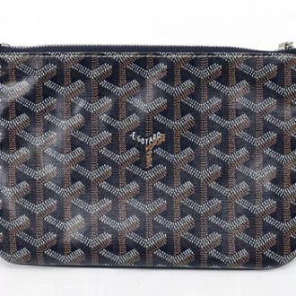 Goyard unisex, Pre-owned, Bleu, Taille: ONE Size Pochette en toile Pre-owned
